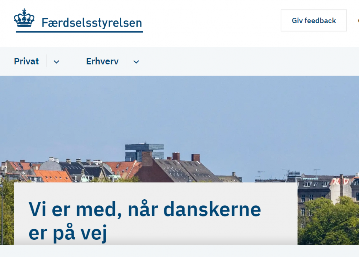 Færdselsstyrelsen har fået ny hjemmeside | Dansk Bilbrancheråd